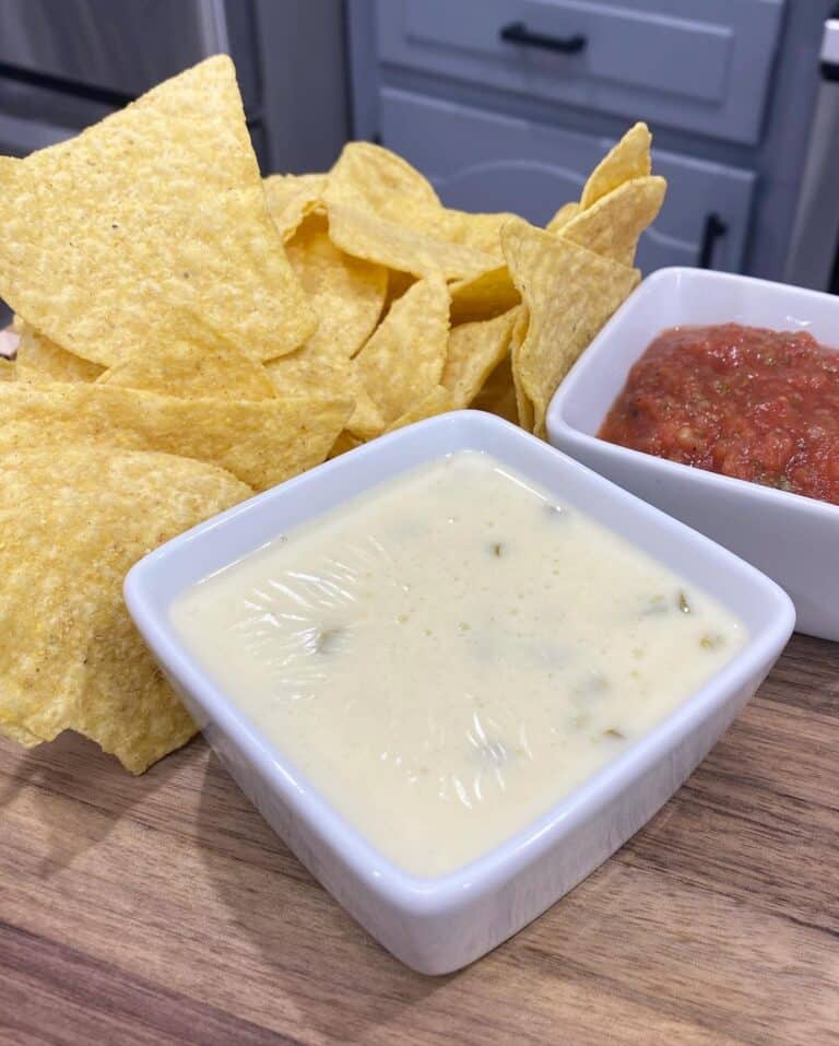 Easy White Queso Recipe - Cooking in the Midwest