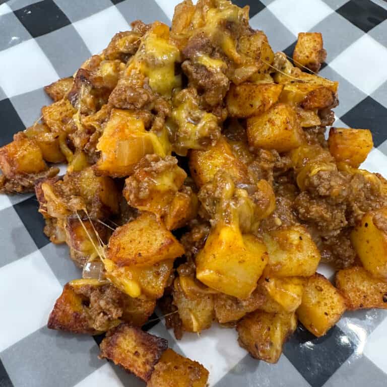 Sloppy Joe Potato Skillet - Cooking in the Midwest