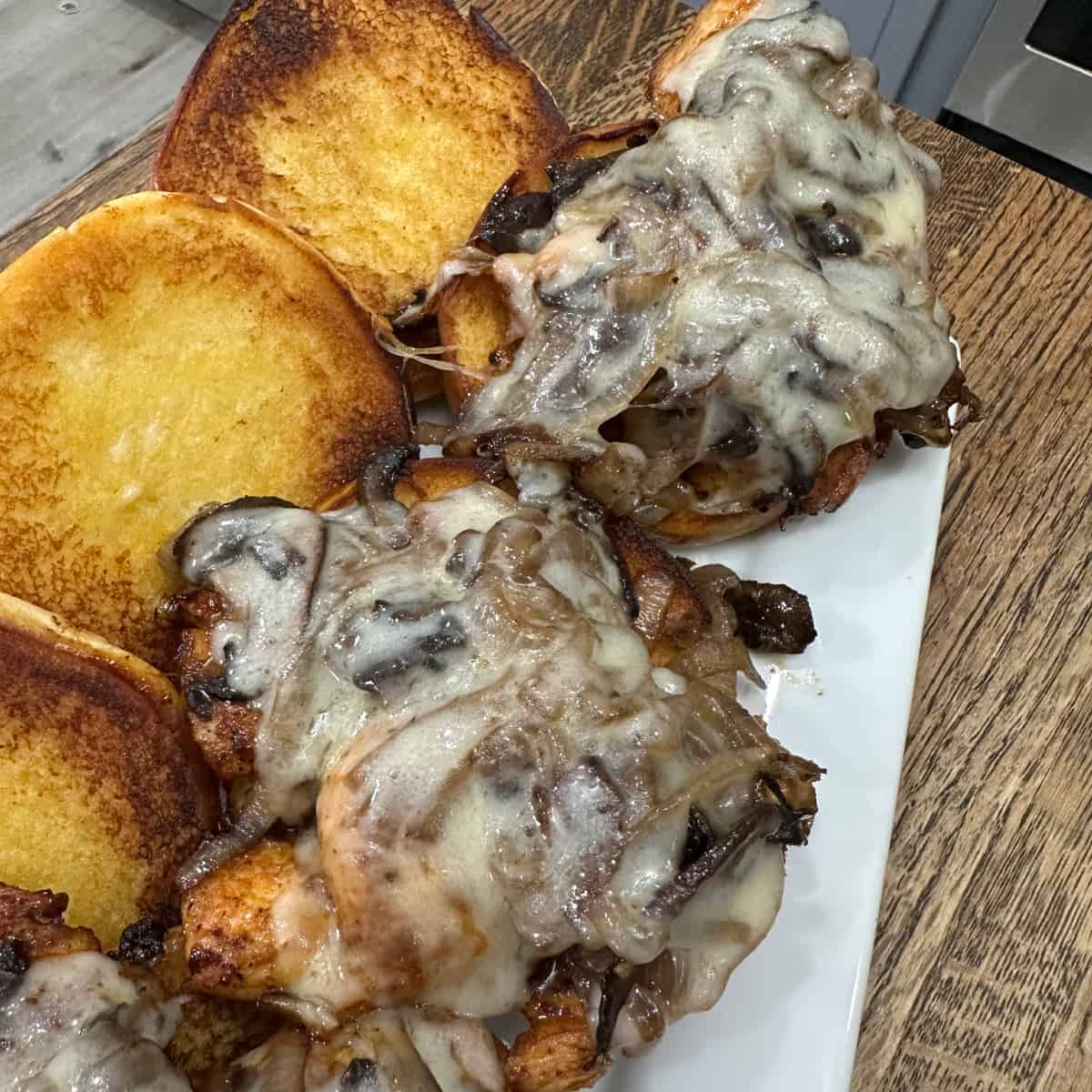 Smothered Chicken Sandwiches - Cooking in the Midwest