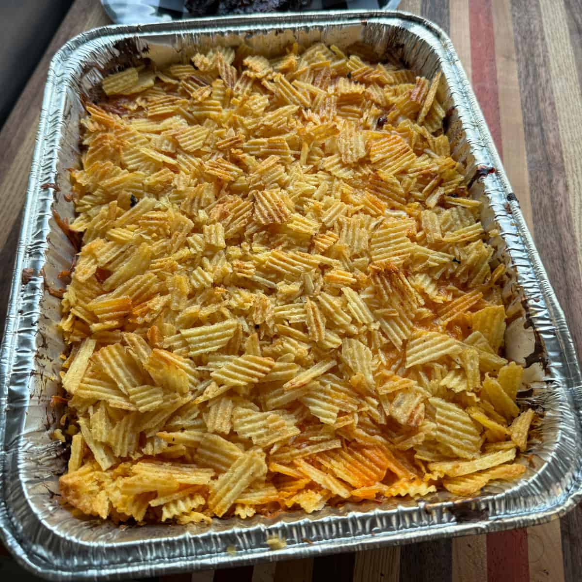 Cheesy Party Potato Casserole - Cooking in the Midwest