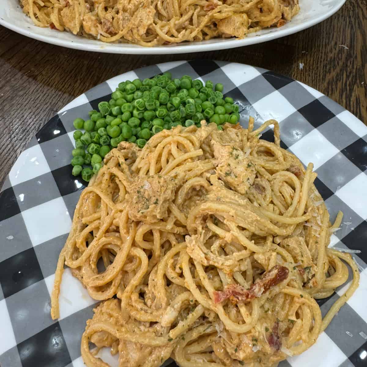 Crockpot Marry Me Chicken Spaghetti - Cooking in the Midwest