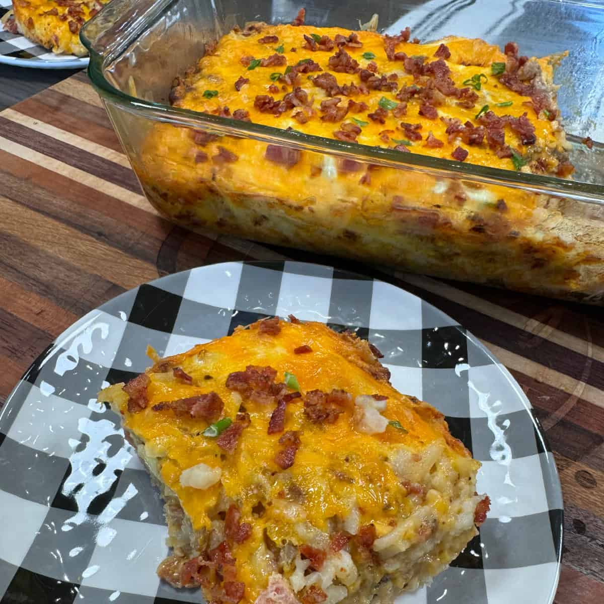 Loaded Hash Brown Breakfast Casserole - Cooking in the Midwest
