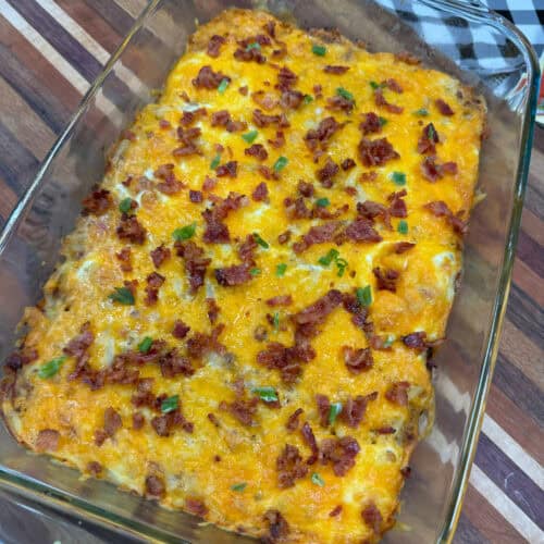 Loaded Hash Brown Breakfast Casserole - Cooking in the Midwest
