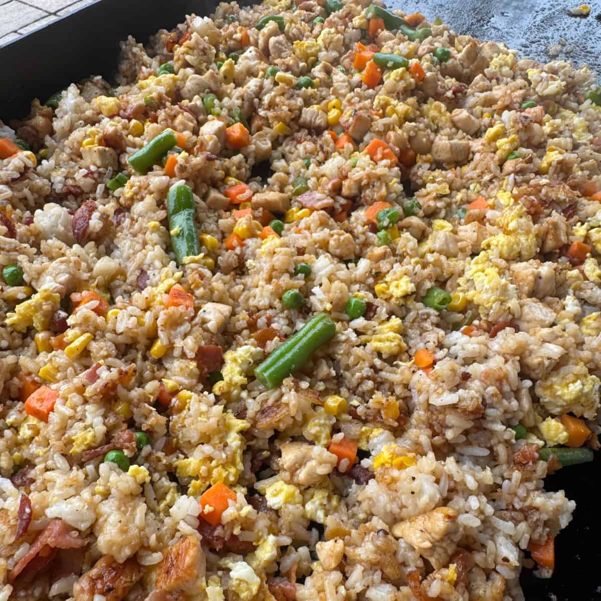 Easy Chicken Fried Rice - Cooking in the Midwest