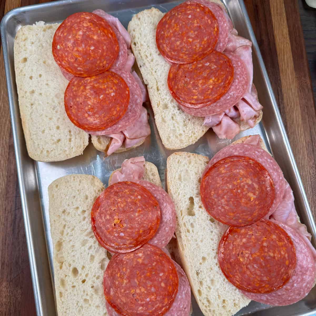 Grinder Salad Sandwiches - Cooking in the Midwest