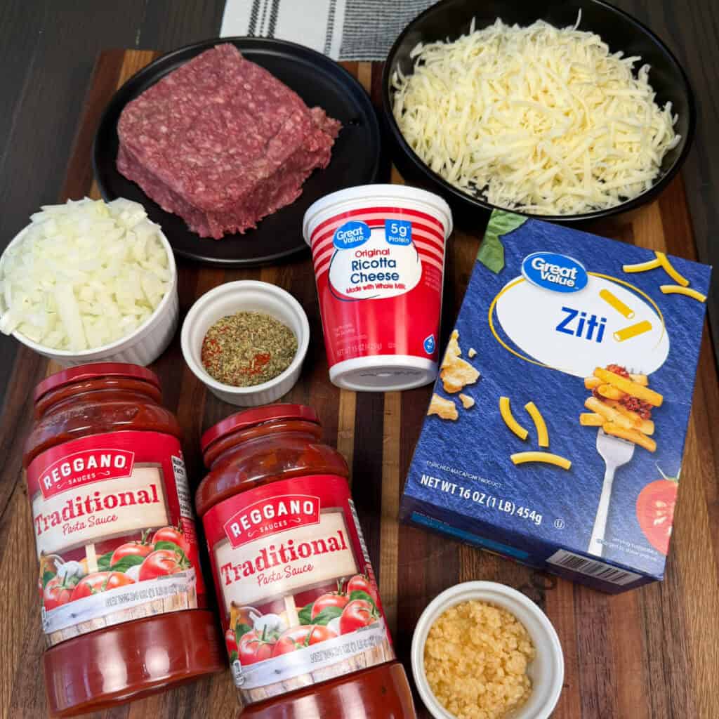 Cheesy Baked Ziti - Cooking in the Midwest